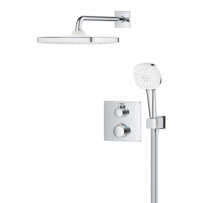 Душова система прихованого монтажу з термостатом Grohe Grohtherm (34871000)